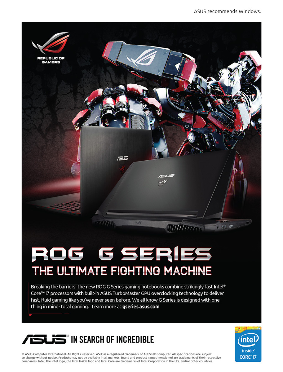 ASUS Magazine Adverts – AlexTaylorDesigns